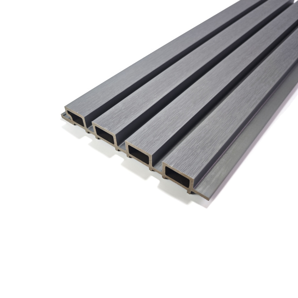 Composite Slatted Cladding in Black & Grey | 2.9m Panels | J Gard ...